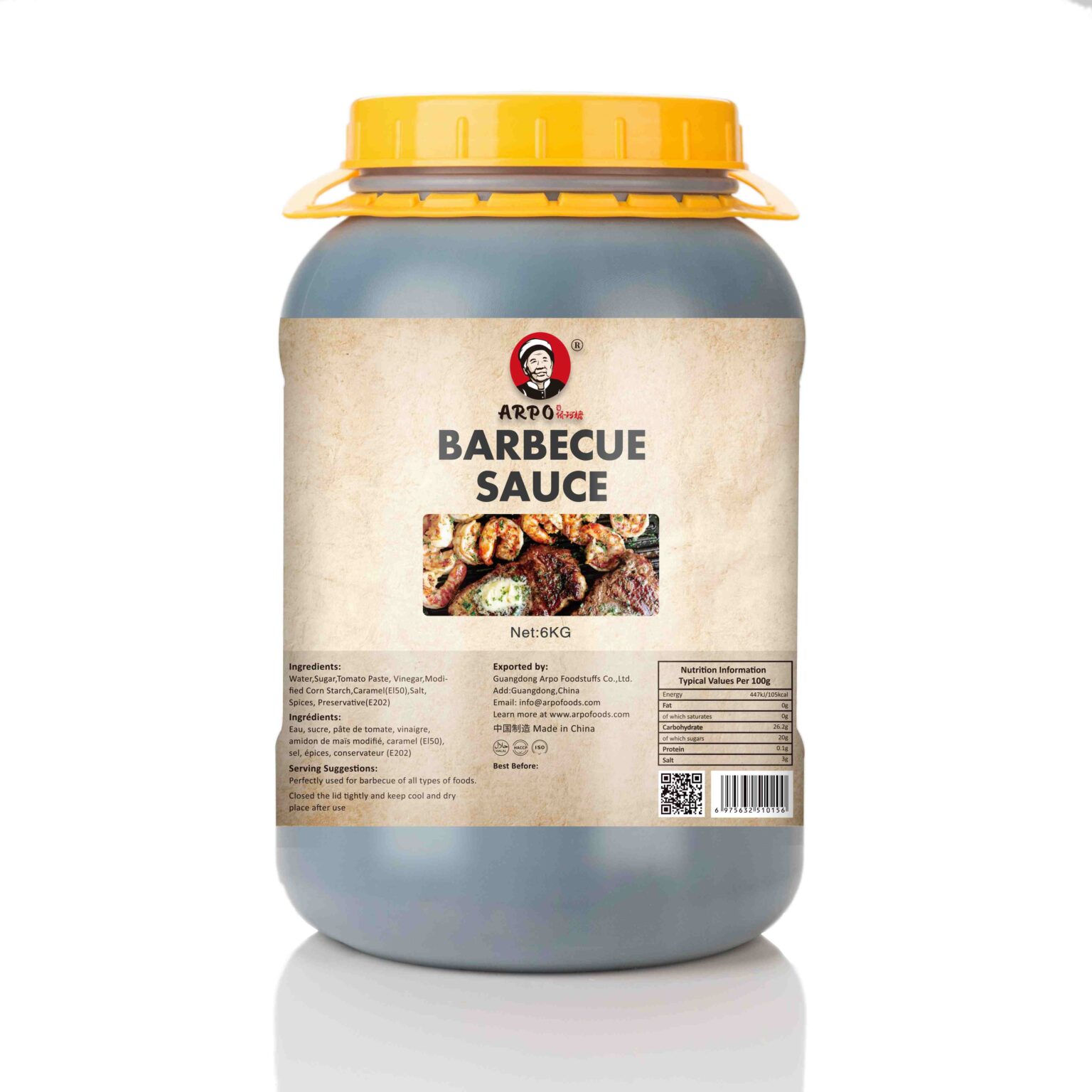 6kg Barbecue Sauce - ARPO FOODSTUFFS