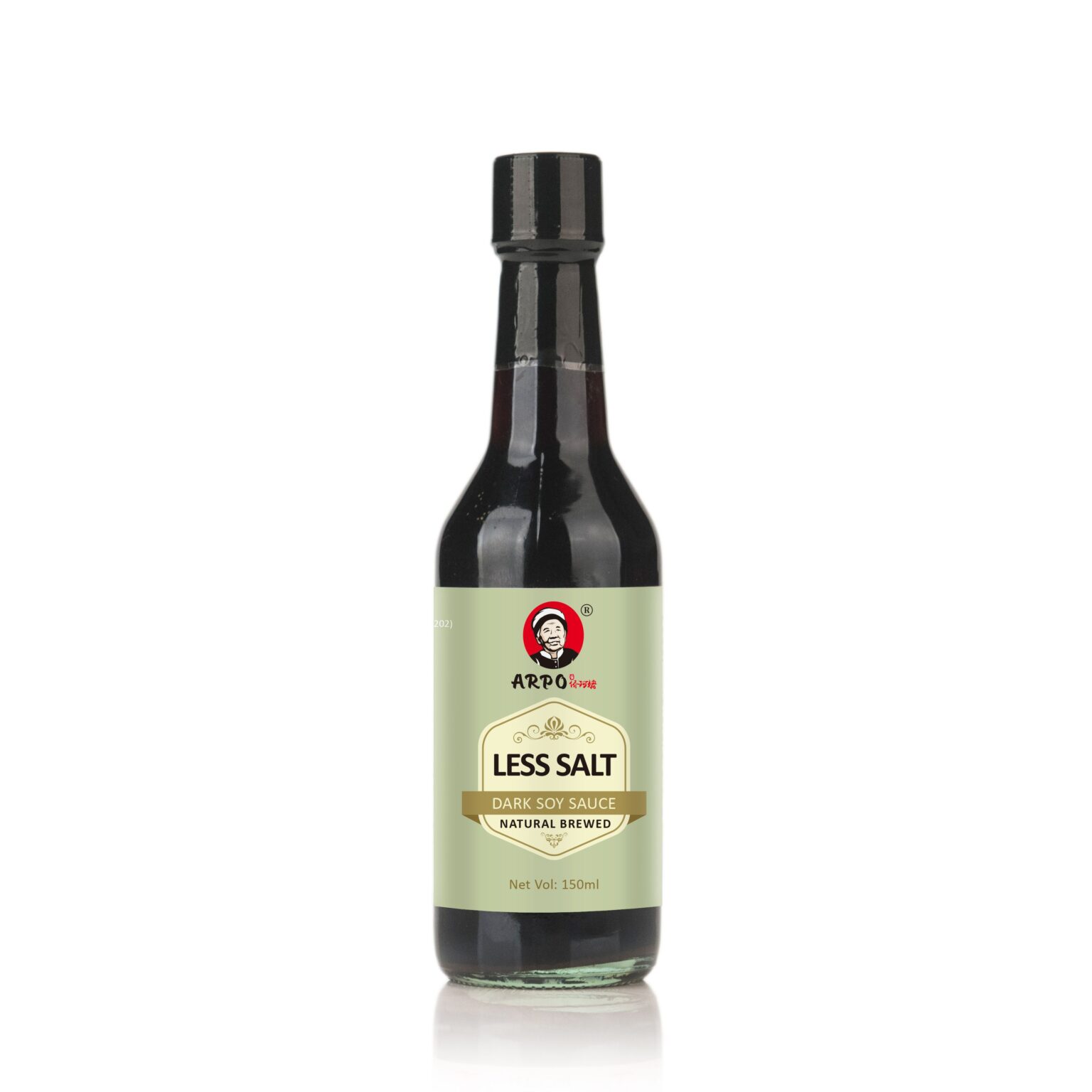 150ml Less Salt Dark Soy Sauce(Long-necked style) - ARPO FOODSTUFFS